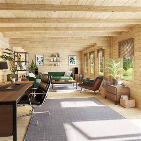 Billyoh Fraya Max Pent Log Cabin Garden Buildings Billyoh