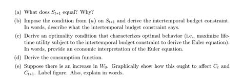 Solved Suppose That A Household Lives For Two Periods And
