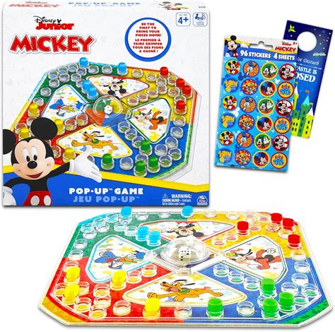 Disney Mickey Mouse Pop Up Game ~ 3 Pc Bundle With Disney Mickey Mouse