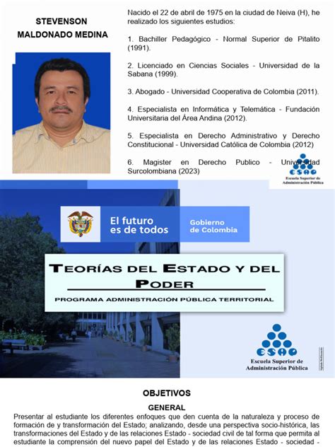 Diapositivas Teorias Del Estado Y El Poder Pdf Estado Política
