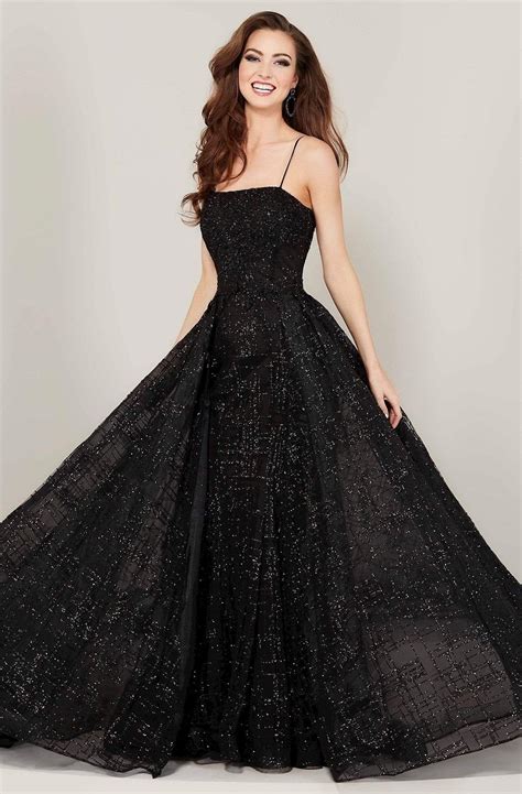 Tiffany Designs 16339 Strapless Evening Gown With Overlay Artofit