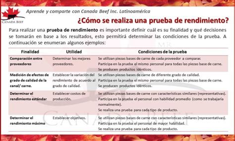 Prueba De Rendimiento Canadian Beef