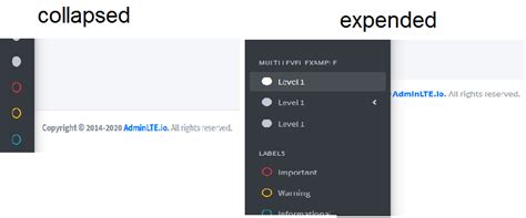 Height Not Corrected On Expended Collapsed Sidebar Issue