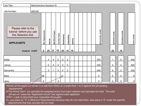 Ppt Hiring Matrix Tutorial Powerpoint Presentation Free Download Id 6751754
