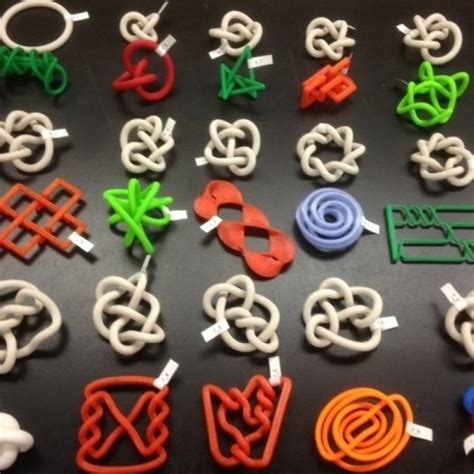 3d Printable Lattice Conformation Of Knot 51 By Mathgrrl