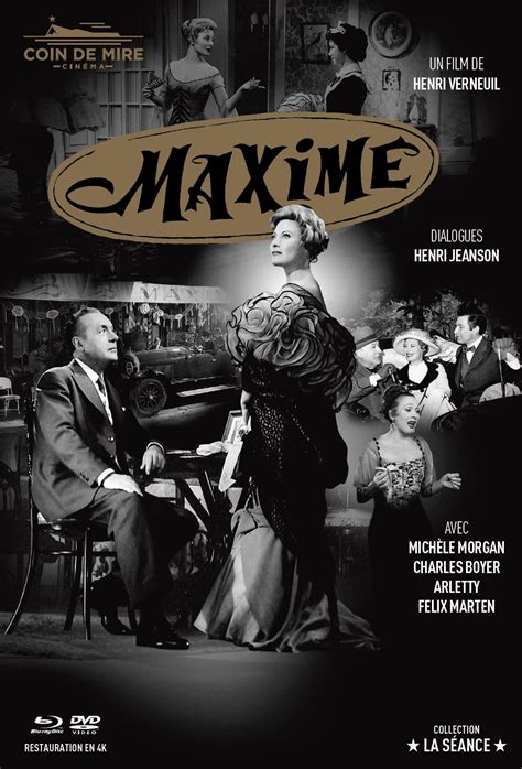 Maxime Film De 1958 Comédie Sur La Femme Libérée De La Belle époque