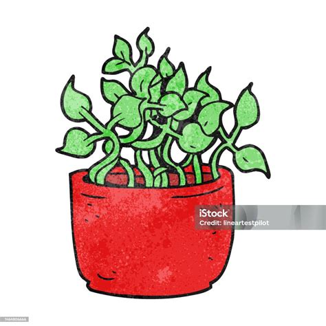 Ilustración De Planta De Casa De Dibujos Animados Texturizada A Mano