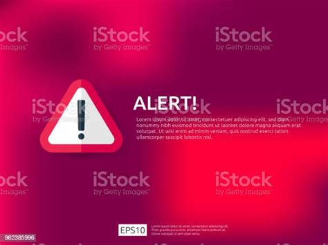 주의 경고 경고 로그인 배너 느낌표 기호 인터넷 기술 Vpn 보안 보호에 위험에 대 한 개념 배경 벡터 일러스트입니다 Vpn에 대한 스톡 벡터 아트 및 기타 이미지 Istock