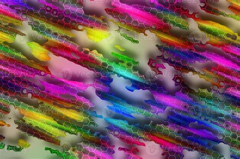 Abstract 3d Gradient Background Holographic Texture Abstract Liquid Background Geometric Texture