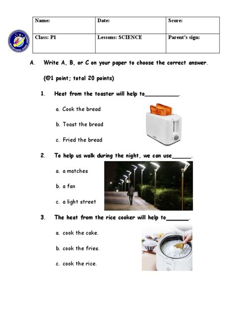 P1 Science Term 4 Pdf