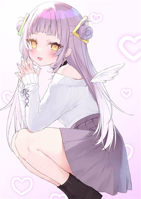 Murasaki Shion Hololive Drawn By Hakuaaa Danbooru