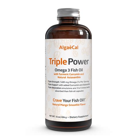 Triple Power Omega 3 Fish Oil From Algaecal
