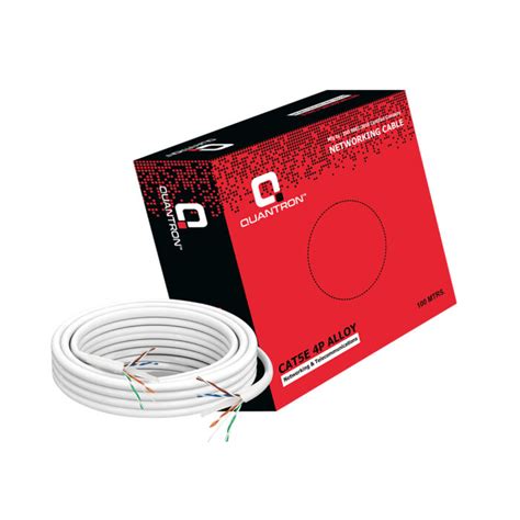 Cat5 100m 4 Pair Utp Cable Unshielded Twisted Pair Quantron