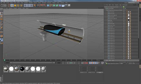 Speed Hyperloop Tunnel Section 3d Model Turbosquid 1292140