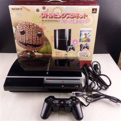 Yahooオークション Sony Ps3 Cechl00 80gb 本体 ブラック Hdmiケー