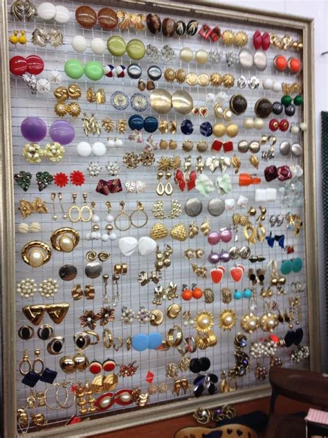 Nice Clip Earrings Display At A Goody Store Nearby Diy Jewelry