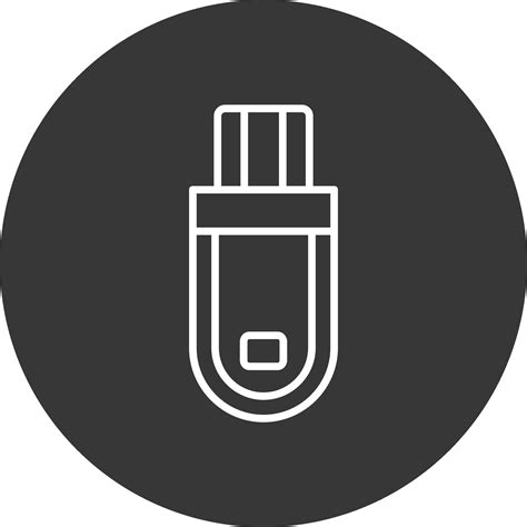 Flash Drive Line Inverted Icon Design 43736180 Vector Art At Vecteezy