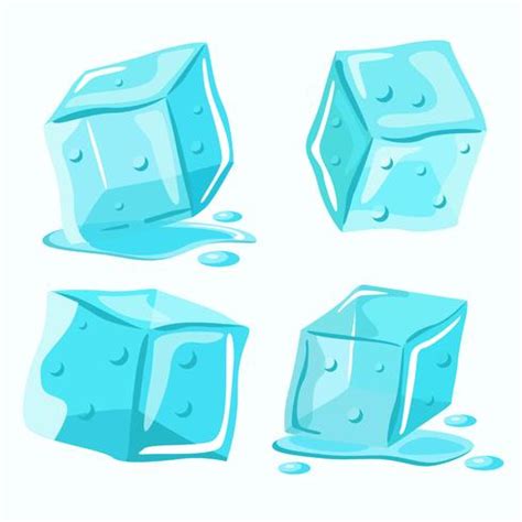 Ice Cube Vector Vector Art At Vecteezy