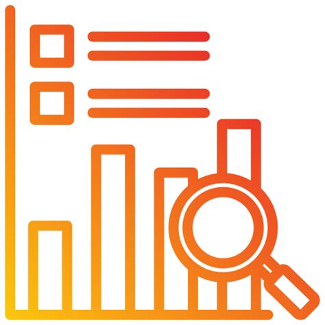 Statistical Analysis Generic Gradient Outline Icon