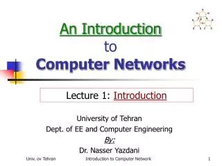 PPT CS244a An Introduction To Computer Networks PowerPoint