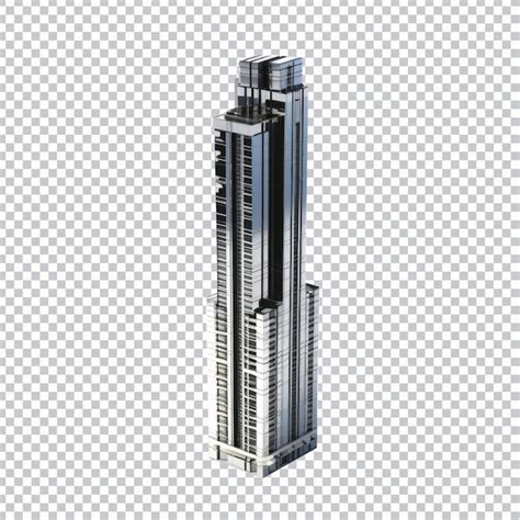 Premium Psd 3d Building Png