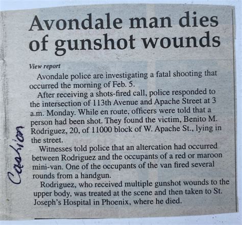 Benito Rodriguez Project Cold Case