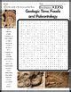 Geologic Time Fossils And Paleontology Word Search Puzzle TPT