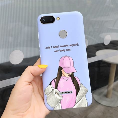 Xiaomi Redmi 6 Padrão Caixa Do Telefone De Silicone Macio Capa Protetora Xiomi redmi6 Caso À