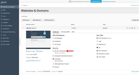 plesk ssl configuration and installation guide ssltrust