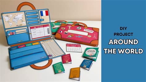 Printable Diy Project Around The World Tutorial Youtube