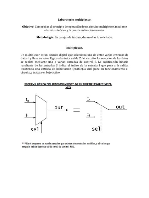 Laboratorio Multiplexor Pdf