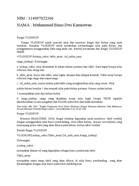 Vlookup Countif Dan Countif Pak Dzikri Pdf