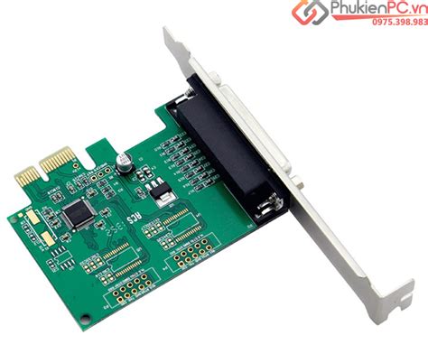 Card PCI E 1X Sang LPT DB25 Parallel