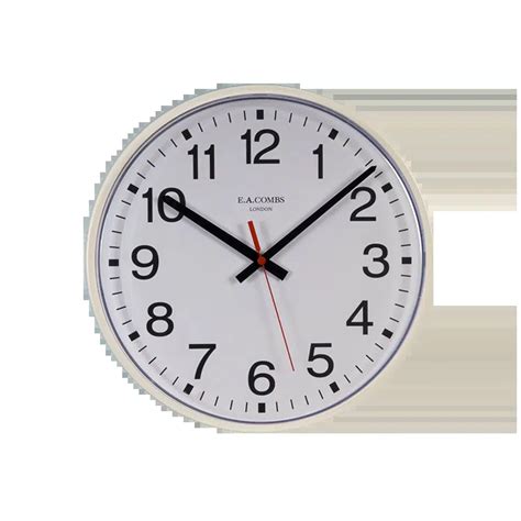 Ats 6411 230 Volts Metal Cased Clock Ats School Clocks