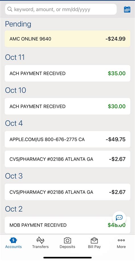 Missing Transactions New Bug R Navyfederal