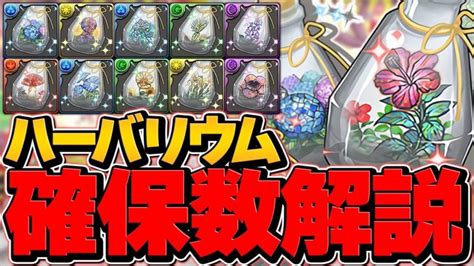無課金強武器を絶対逃すな！ハーバリウム最低確保数解説！知らないと損！星を紡ぐ精霊！【パズドラ】 │ パズドラ