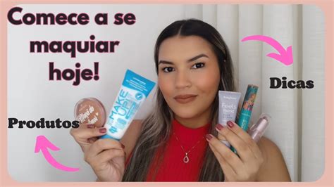 Kit básico de maquiagem produtos tutorial de make fácil YouTube