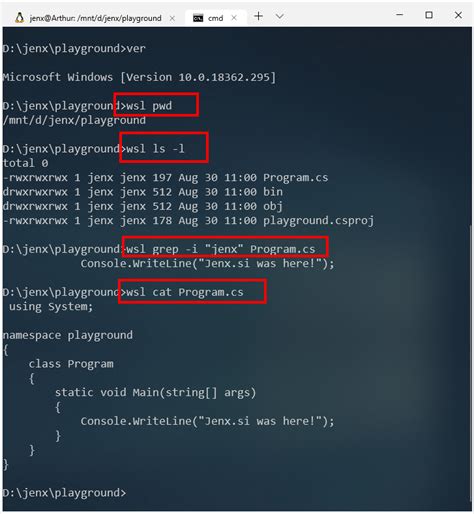Windows Subsystem For Linux Jenx Si