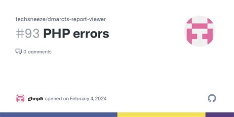php errors · issue 93 · techsneeze dmarcts report viewer · github