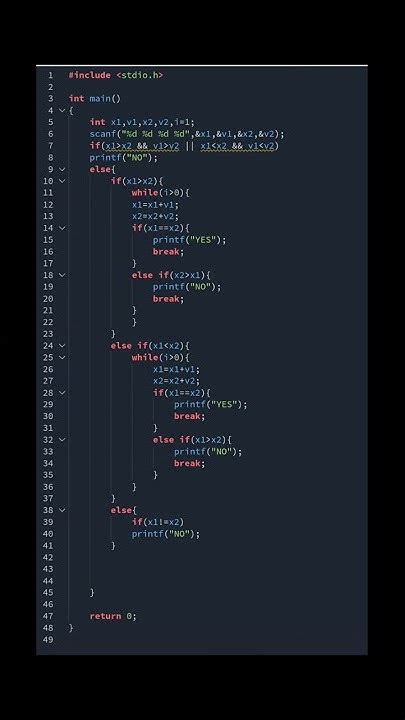 Number Line Jump Hacker Rank Problem Solution Hackerrank Viral