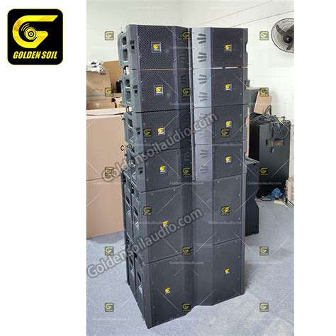 Goldensoil Audio Vtx V Dual Inch Line Array Speaker Professional Loudspeaker Way Passive