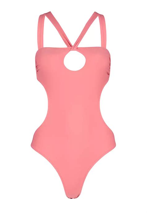 Buy Trendyol Cut Out High Leg Swimsuit Online Zalora Malaysia