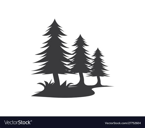 Pines Tree Design Royalty Free Vector Image VectorStock