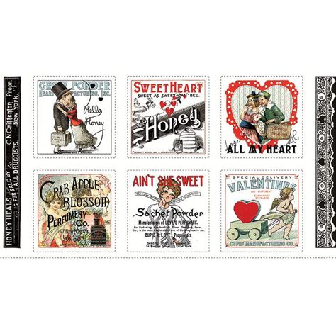 All My Heart Valentine Ads Patch Panel The Sewing Garret