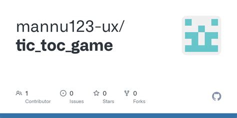 Github Mannu123 Uxtictocgame