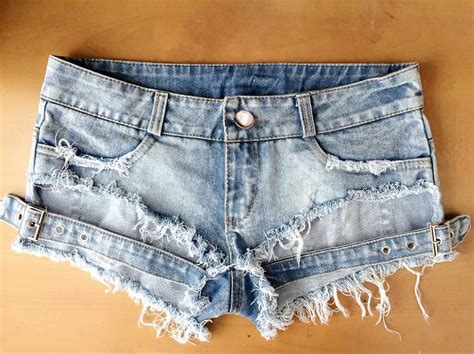 Women Micro Shorts Girls Sexy Mini Booty Jeans Shorts Denim Etsy