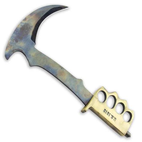 Military Trench Combat Kama Heavy Duty Kamas Brass Knuckle Kama Knife KarateMart