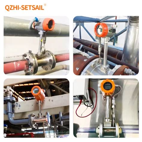 Intelligent Gas Vortex Flowmeter Water Vapor Flow Meter Compressed Air