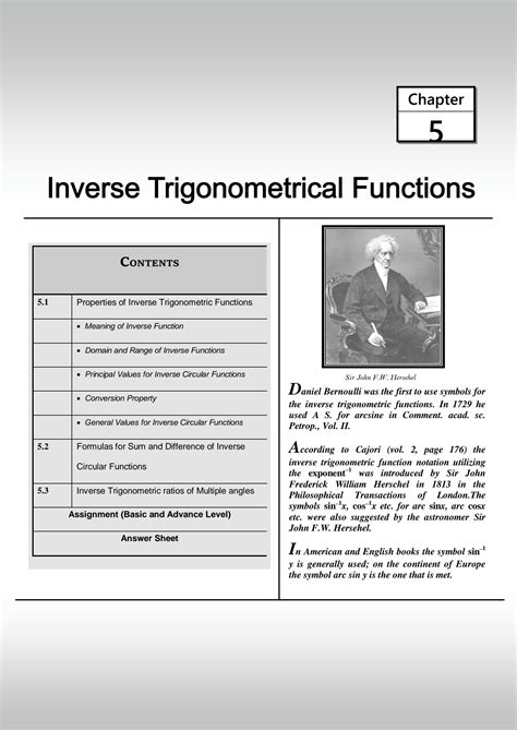 Solution Iit Jee Main Maths Notes For 2022 2023 1 Trigonomerical