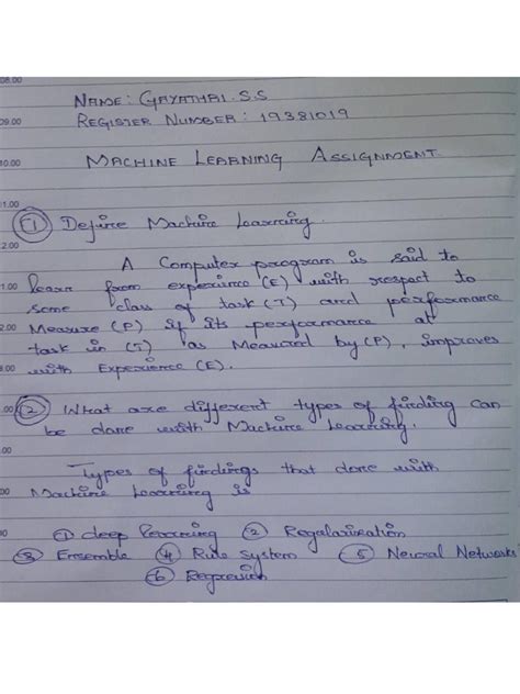 Machine Learning Assignment Pdf